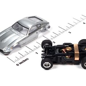 Auto World Xtraction 1973 Datsun 240Z Factory (Silver) HO Scale Slot Car