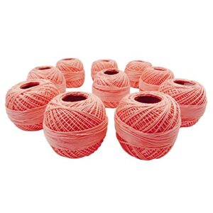 s2j set of 10 pcs cotton anchor crochet thread knitting tatting ball embroidery yarn