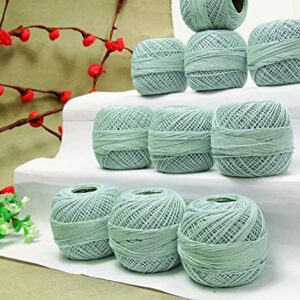 S2J Knitting Thread Cotton Crochet Tatting Yarn Set of 10 Pcs Embroidery Ball