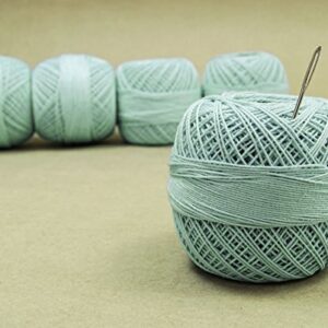 S2J Knitting Thread Cotton Crochet Tatting Yarn Set of 10 Pcs Embroidery Ball