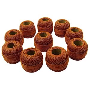 S2J Cotton Crochet Anchor Set of 10 Pcs Knitting Thread Tatting Yarn Embroidery Ball