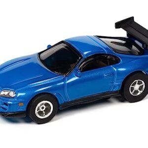 Auto World Xtraction 1994 Toyota Supra (Blue) HO Scale Slot Car