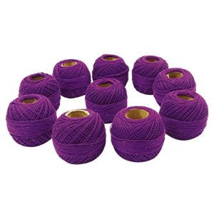 sj2 lot of 10 pcs anchor cotton crochet embroidery yarn thread knitting tatting ball