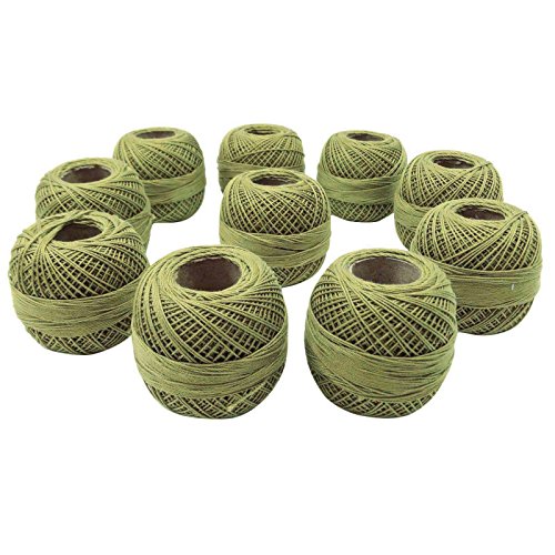 S2J Cotton Thread Knitting Set of 10 Pcs Anchor Crochet Tatting Embroidery Ball Yarn