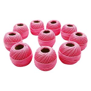 s2j lot of 10 pcs cotton crochet anchor fashion embroidery thread occhi yarn ball