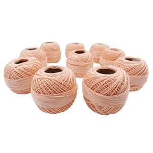 s2j lot of 10 pcs cotton thread anchor crochet tatting embroidery ball yarn