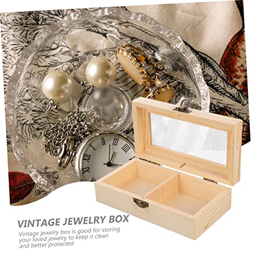 Didiseaon Jewelry Tray Organizer jewelry display organizer coffee condiment organizer coffee organizer Gift for Women Storage wooden trays Acrylic woman 2pcs Tea Bag Holder