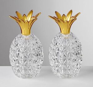 mario luca giusti caterina & vittoria salt and pepper shaker set, clear