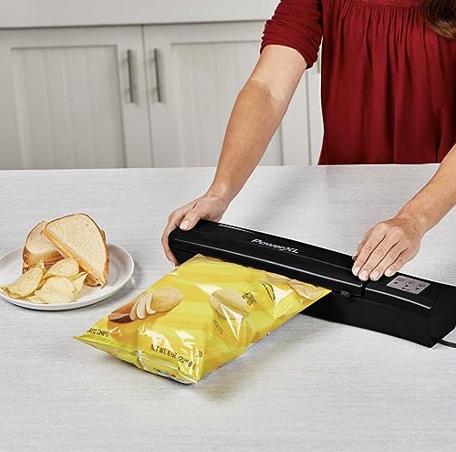 Duo NutriSealer Food Vacuum Sealer Machine with Vacuum Seal Bags & Rolls, Double Airtight Sealing with Built-in Cutter