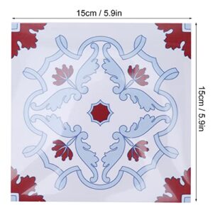 Ceramic Tile Stickers, Waterproof Wall Sticker Self Adhesive PVC for Floors for Bathroom