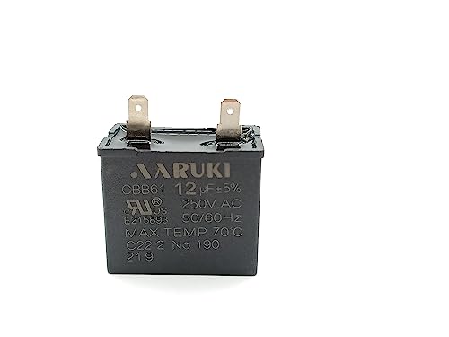 WR55X24064 WR62X79 Capacitor Compatible with GE Refrigerator Run 12uF Replacement