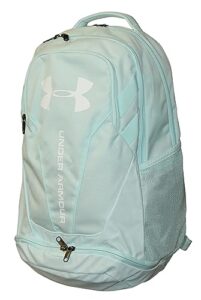 under armour men's ua hustle 3.0 backpack (fuse teal/white - 469)