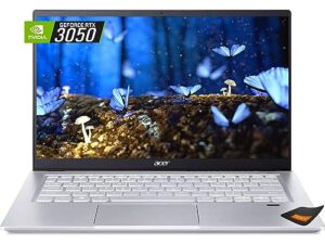 acer swift x creator laptop | 14" fhd 100% srgb | amd ryzen 5 5600u | nvidia geforce rtx 3050 | lpddr4x | wi-fi 6 | backlit keyboard | windows 11 home | w/mousepad (8gb lpddr4x ram | 1tb pcie ssd)