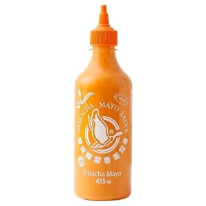 flying goose 15.3 oz sweet sriracha sauce, thailand sriracha sweet chili sauce, gluten free and vegan, mayo flavor in bottle, 15.3 fl.oz(455ml), pack of 1