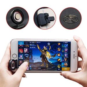 Red Mobile Phone Joystick Gaming Controller,Aim Keys L1R1 and Gamepad Rules of Survival,Cellphone Game Trigger,Battle Royale Sensitive Shoot Mobile Phone Game Finger Covers Wrap