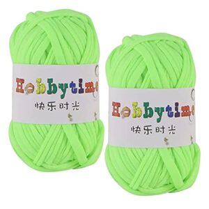 t-shirt yarn for crocheting beginners solid color knitting crochet yarn super bulky t-shirt yarn for crocheting bags blankets cushion stuffed animals diy handmade projects, 100g x 2 balls