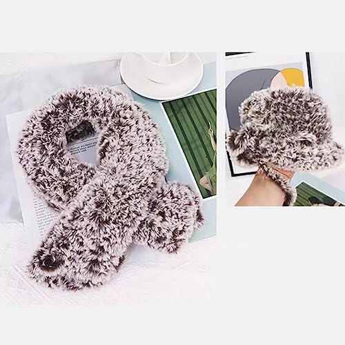 200g Faux Fur Crochet Yarn for Beginners, Fluffy Thick Velvet Crochet Yarn Super Soft Yarn Chunky Yarn for Crocheting Stuffed Animal Dolls Cushions Hats, 100g/Roll