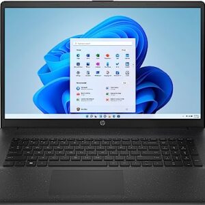 HP Laptop 17 17.3" FHD (1920 x 1080) Laptop Computer - AMD Ryzen 7 7730U 8-Core up to 4.50 GHz Processor, 64GB DDR4 RAM, 256GB NVMe SSD, AMD Radeon Graphics, Windows 11 Pro, Black