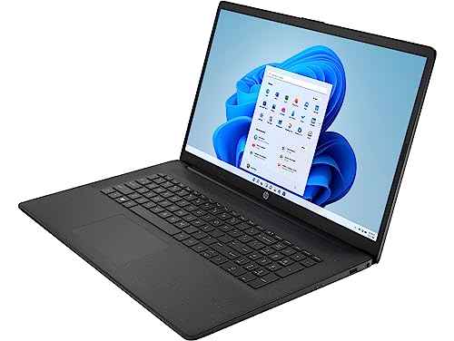 HP Laptop 17 17.3" FHD (1920 x 1080) Laptop Computer - AMD Ryzen 7 7730U 8-Core up to 4.50 GHz Processor, 64GB DDR4 RAM, 256GB NVMe SSD, AMD Radeon Graphics, Windows 11 Pro, Black