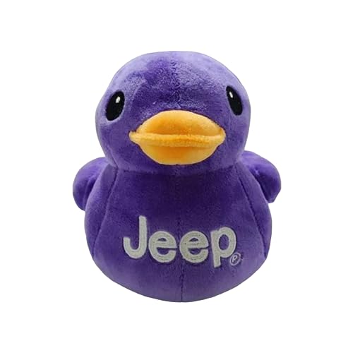 Jeep Text Logo Stuffed Animal Plush Duck Purple -Perfect Enthusiasts You've Been Ducked (Purple)