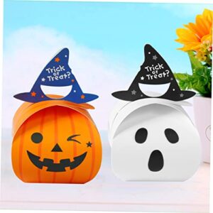 Garneck halloween Decorations halloween candy holder cake decorating Halloween Tote Bags Pumpkin Candy Bags popcorn containers Birthday mini cookie containers the witch 10 pcs Box