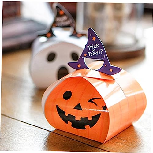 Garneck halloween Decorations halloween candy holder cake decorating Halloween Tote Bags Pumpkin Candy Bags popcorn containers Birthday mini cookie containers the witch 10 pcs Box