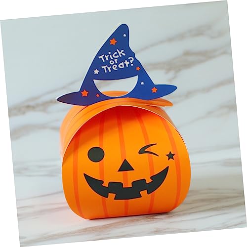 Garneck halloween Decorations halloween candy holder cake decorating Halloween Tote Bags Pumpkin Candy Bags popcorn containers Birthday mini cookie containers the witch 10 pcs Box