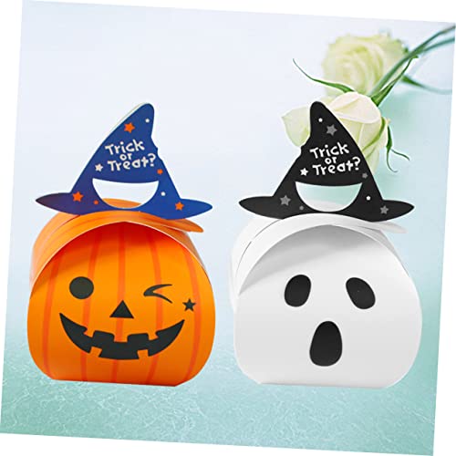 Garneck halloween Decorations halloween candy holder cake decorating Halloween Tote Bags Pumpkin Candy Bags popcorn containers Birthday mini cookie containers the witch 10 pcs Box