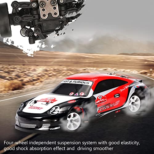 WESTN RC Drift Car, Speed 30KM/H 4WD High Speed Electric RC Sports Car, 2.4GHz 1:28 Scale RC Sports Racing Toy with Alloy Chassis, Suitable for Adults and Children's