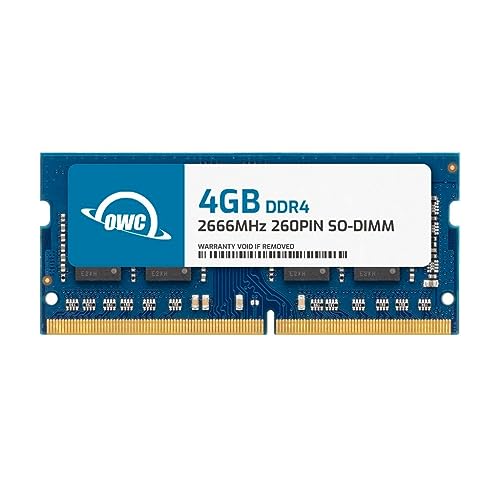 OWC 4GB DDR4 2666Mhz PC4-21300 Cl19 1.2V 260-Pin SO-DIMM Memory RAM Compatible with Alienware Area-51M