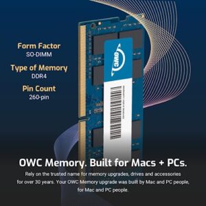 OWC 4GB DDR4 2666Mhz PC4-21300 Cl19 1.2V 260-Pin SO-DIMM Memory RAM Compatible with Alienware Area-51M