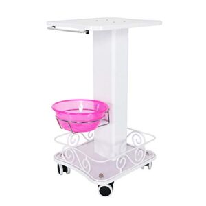 beauty trolley cart with wheels, salon spa rolling trolley, metal trolley cart, beauty machine trolley for spa beauty salon, load 135lbs for hair salon, spa salon