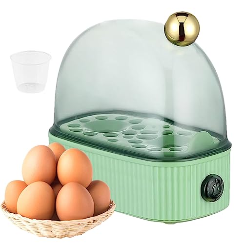 Egg Cooker, Electric Hard Boiled Egg Maker Steamer, Safe Using Kitchen Gadgets Fast Heating, Detachable Egg Boiler With Timer Off For Dormitory, Camping, Apartment, 14.5x12.5x7.5cm