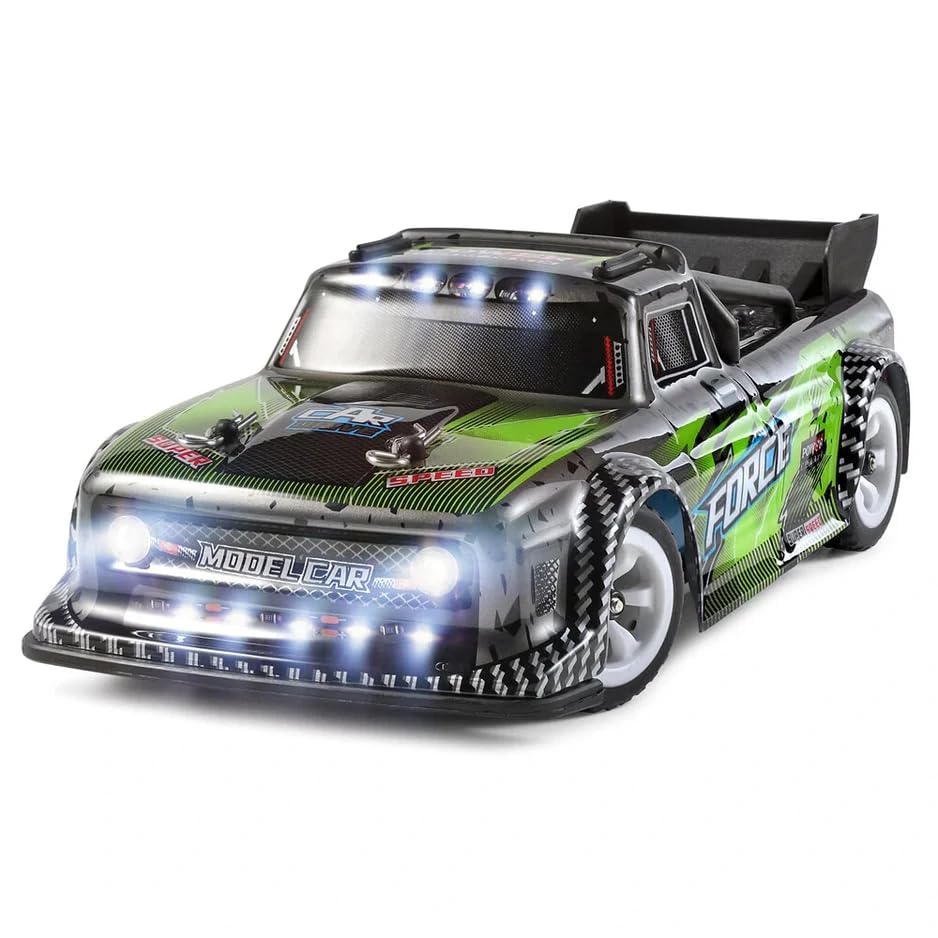 WLtoys 1/28 2.4G 4WD 30km/h Short Course Drift RC Car Vehicle Models with Light, RC Transmitter and Rechargeable Battery - RTR RC Toy Vehicle (RC Cars, RC Truck) (HELIDIRECT)