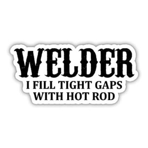 akira welder hot rod sticker, welder definition sticker, penetration matters stickers, best welder sticker, water assitant die-cut funny decals for laptop, phone, water bottles, kindle sticker