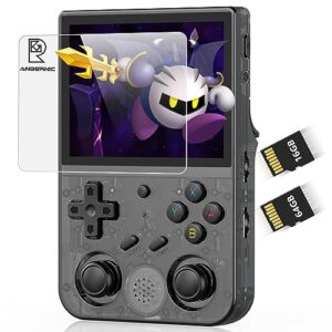 rg353vs retro handheld game linux system built- in 4452 games,rg353vs emulator handheld console rk3566 supports 5g wifi 4.2 bluetooth online fighting,streaming and hdmi rg353vs