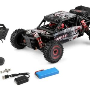 WLtoys 1/12 Brushless 4WD 75Km/h High Speed RC Electric Truck, Remote Control Car with Battery and RC Transmitter - RTR RC Toy Vehicle (RC Cars, RC Truck) (HELIDIRECT)