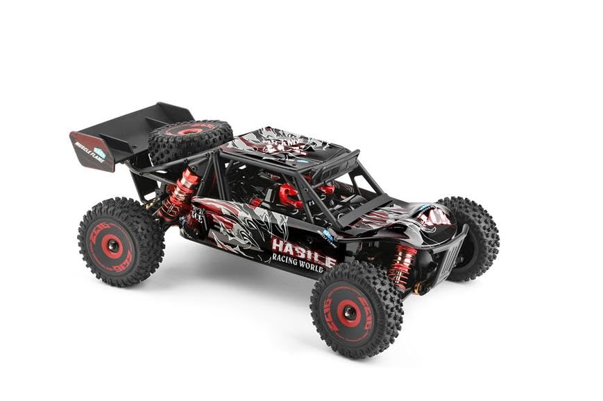 WLtoys 1/12 Brushless 4WD 75Km/h High Speed RC Electric Truck, Remote Control Car with Battery and RC Transmitter - RTR RC Toy Vehicle (RC Cars, RC Truck) (HELIDIRECT)