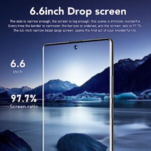 4G Unlocked Smartphone, 6.6in 8GB 256GB 512GB ROM Dual SIM Factory Unlocked Android Cell Phone, 8 Core for Android 12 Face Unlock Slim Mobile Phone with Pen, 8MP 24MP Dual Cam