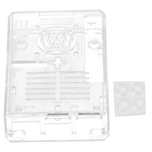 transparent case for raspberry pi abs cover protective clear enclosure case for raspberry pi 3 plexiglas klar transparent durchsichtig, belüftet