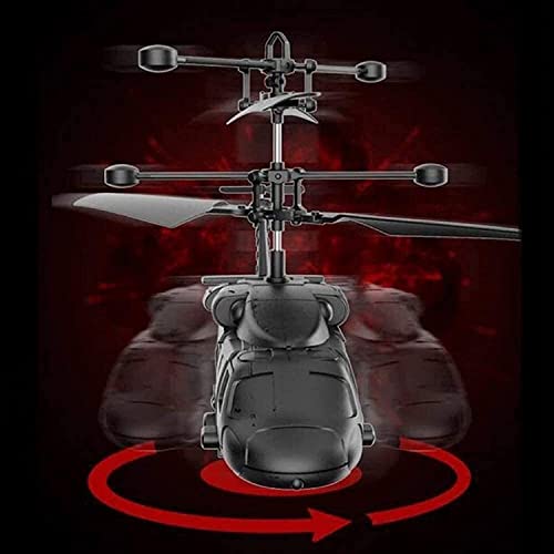 HEBXMF RC Airplane 3.5 Channel RC Aircraft Military Combat RC Helicopter Shockproof 2.4GHz Remote Control Drone Multifunctional RC Plane Toy, Children's Birthday Gift