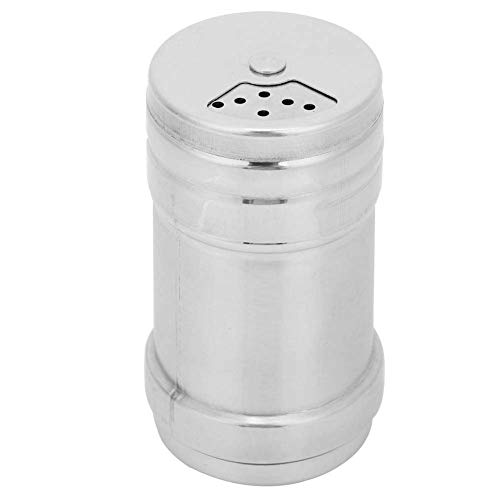 Stainless Steel Salt and Pepper Shakers - Spice Dispenser for Seasonings, Kitchen Gadget with Adjustable Pour Holes (samll)