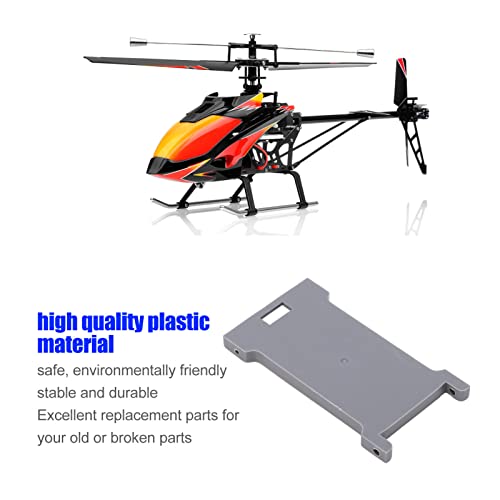 RC Helicopter Accessories, Plastic Controller Install Plate Grey Portable Safe Easy Installation for FW200