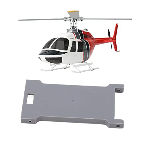 RC Helicopter Accessories, Plastic Controller Install Plate Grey Portable Safe Easy Installation for FW200