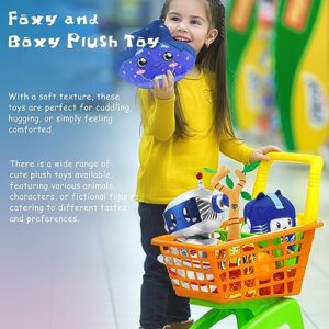 RELIGES Foxy and Boxy Plush Mask Collection,Soft Cute Plush Toys Gift to Give Boys and Girls for Kids (Sticky N' Canny)