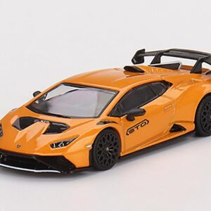 Lambo Huracan STO Arancio Borealis Orange Metallic Limited Edition to 4800 Pieces Worldwide 1/64 Diecast Model Car by True Scale Miniatures MGT00511