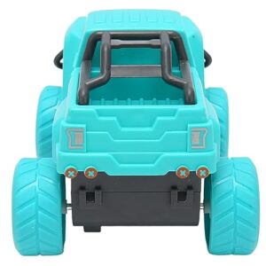 RC Race Car Toy, ABS 1/24 High Speed Remote Control Car Toy for Children Gift (Green Blue)