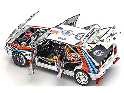 Lancia Delta HF Integrale Evoluzione #3 Didier Auriol - Bernard Occelli Martini Racing 3rd Place Tour de Corse - Rallye de France (1992) 1/18 Diecast Model Car by Kyosho K08348H