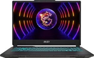 msi cyborg 15 a12vf 2023 gaming laptop 15.6" fhd ips 144hz 10-core 12th intel i7-12650h 32gb ddr5 2tb ssd nvidia geforce rtx 4060 8gb gddr6 wi-fi 6 backlit keyboard windows 11 home w/ont 32gb usb