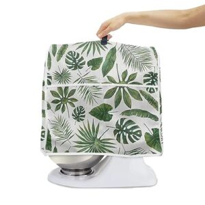 DISNIMO Tropical Leaves Stand Mixer Covers Fit Tilt Head and Bowl Lift Models Mixers, Washable Kitchen Appliance Cover Universal Fit Coffee Maker Blender Juicer, Easy to Clean